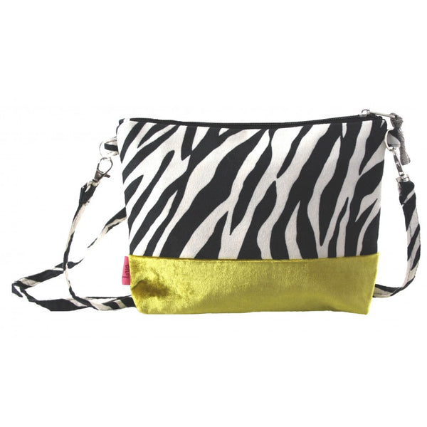 Banded Mini bag - zebra – Fig and Willow
